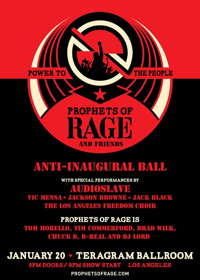 Prophets of Rage and Friends Announce Anti Inaugural Ball ...